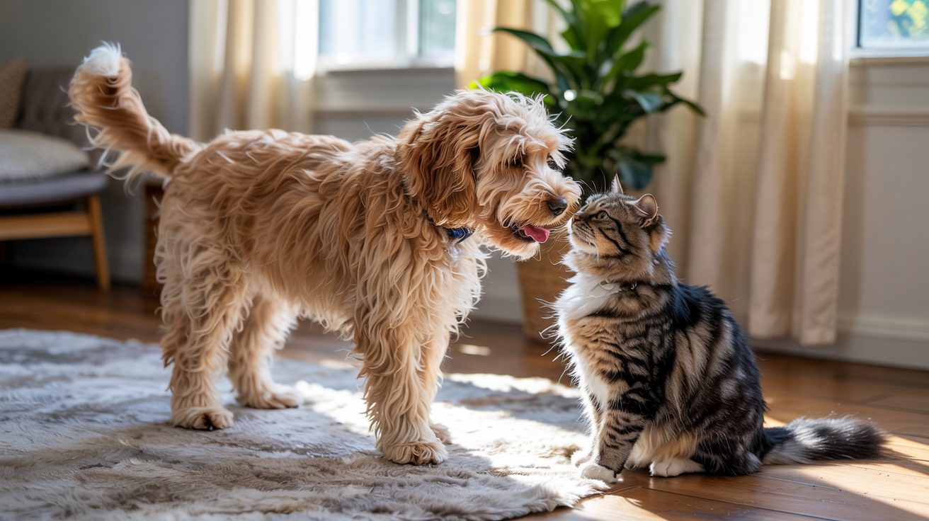 How to Safely Introduce Your Labradoodle to Other Household Pets ...